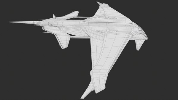 Sci-Fi Futuristic Manta Plane Concept PBR 3D - TurboSquid 1724536