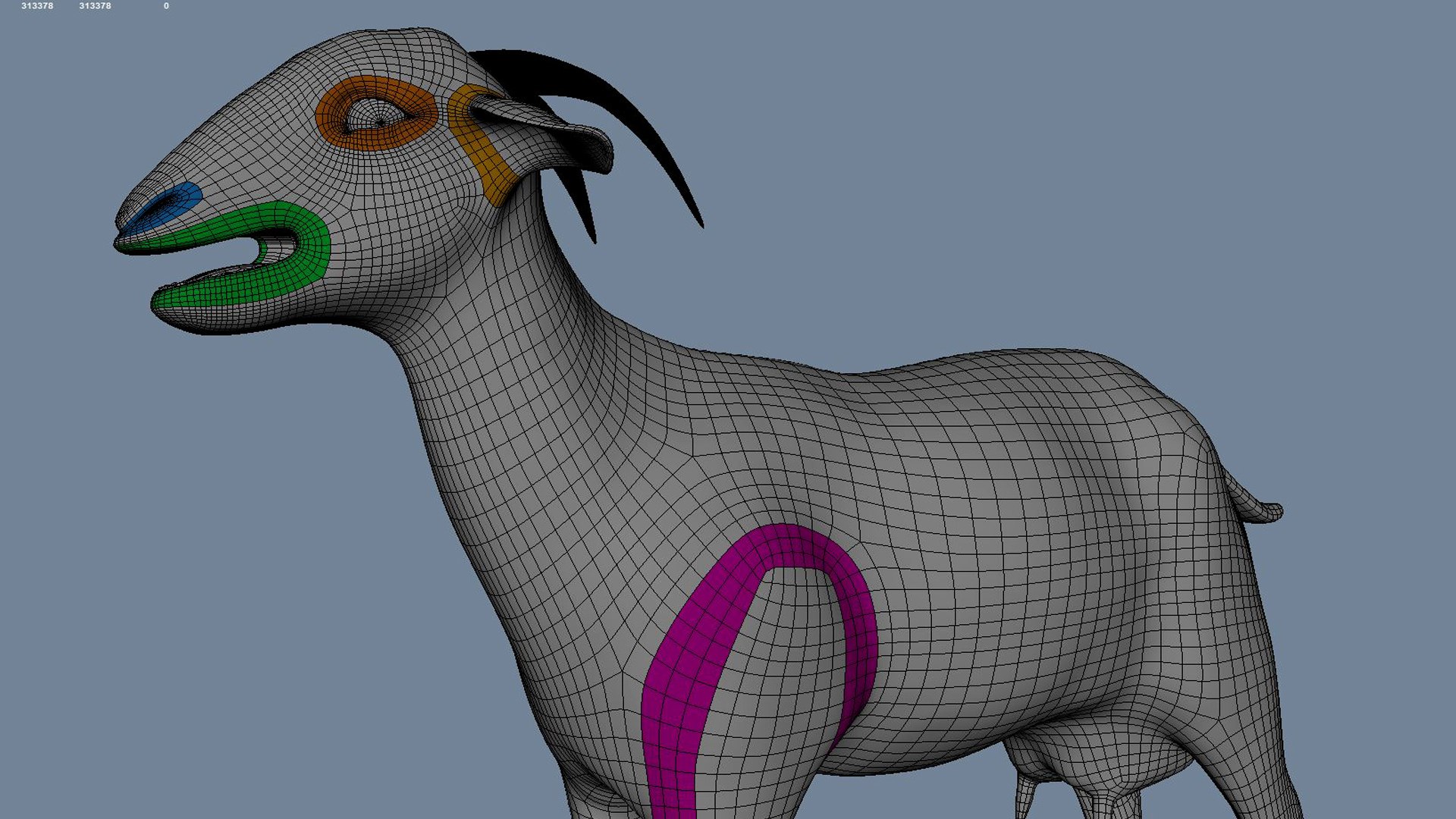 3D Goat - TurboSquid 1865078