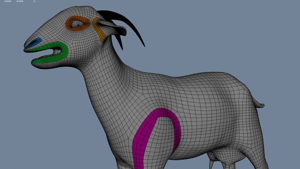 3D Goat - TurboSquid 1865078
