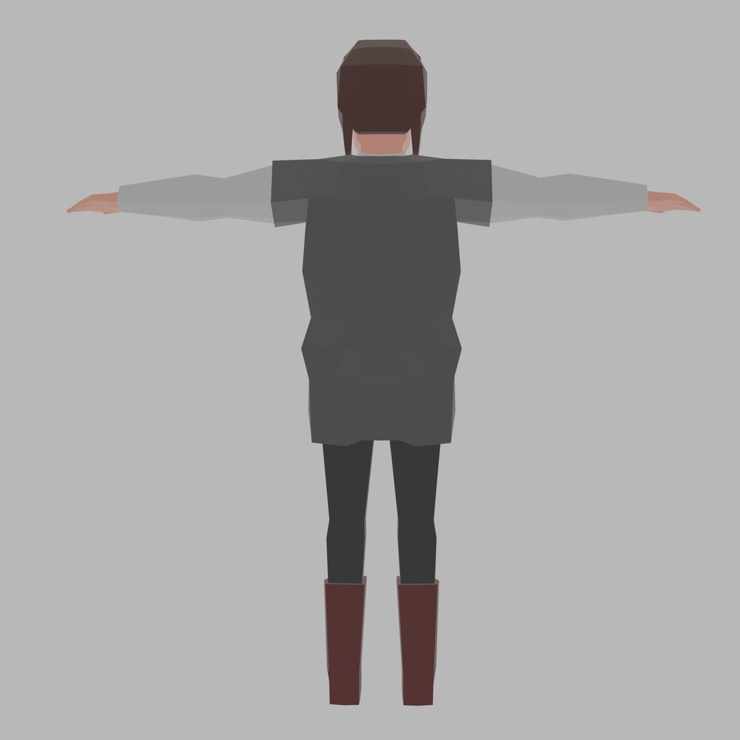 3D Low Poly Medieval Peasant Man Rigged 3 - TurboSquid 2168550