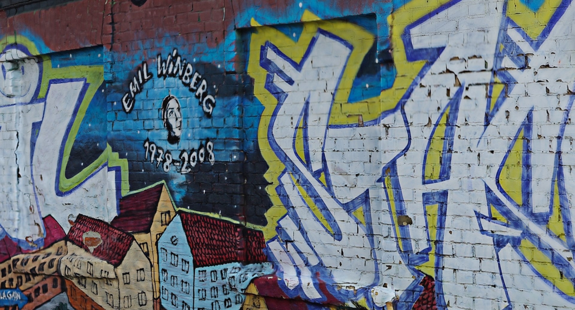 Graffiti Wall 3d Model