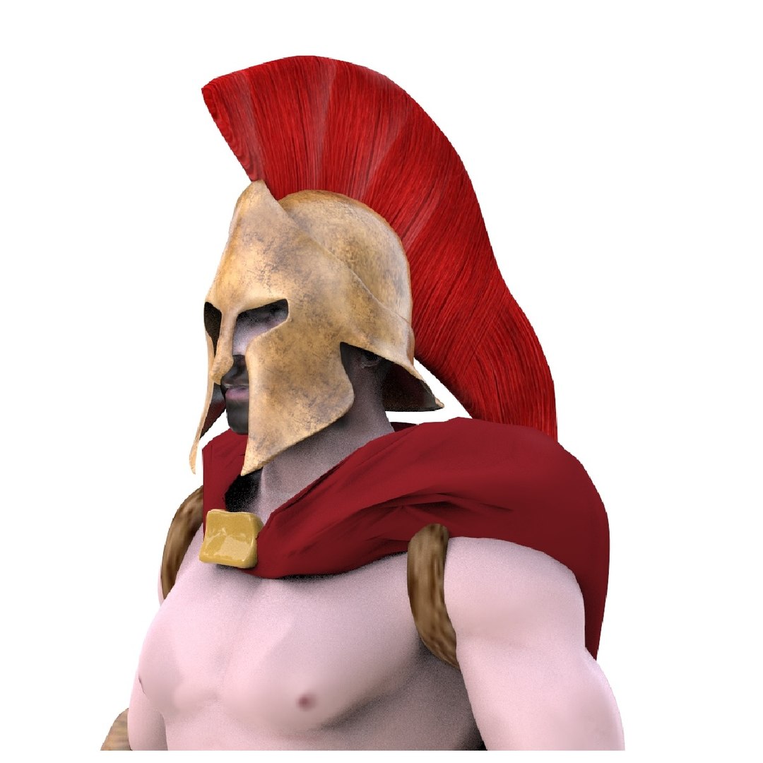 3D Spartan Character Model - TurboSquid 1337360