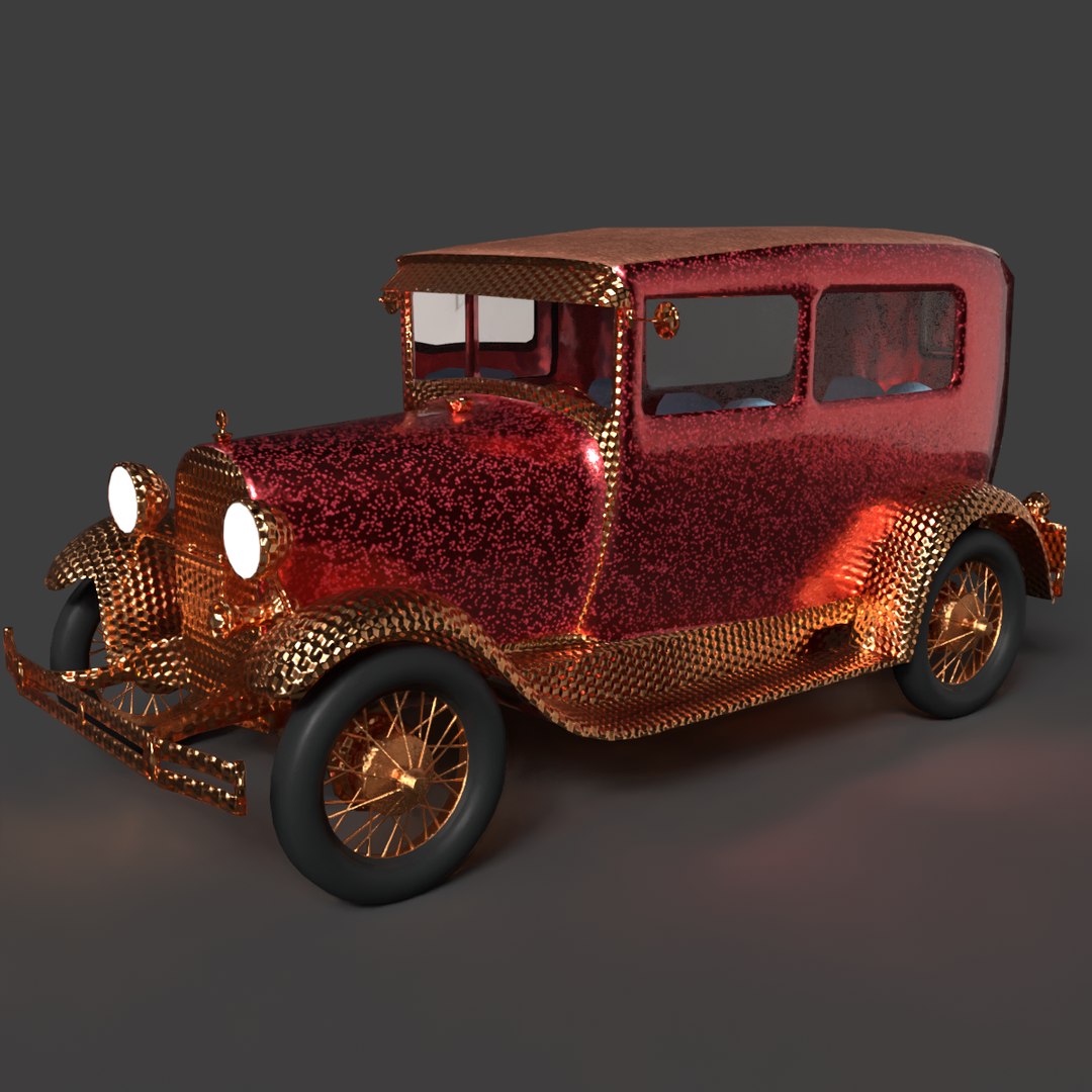 Chinese Vintage Car 3D Model - TurboSquid 2399144