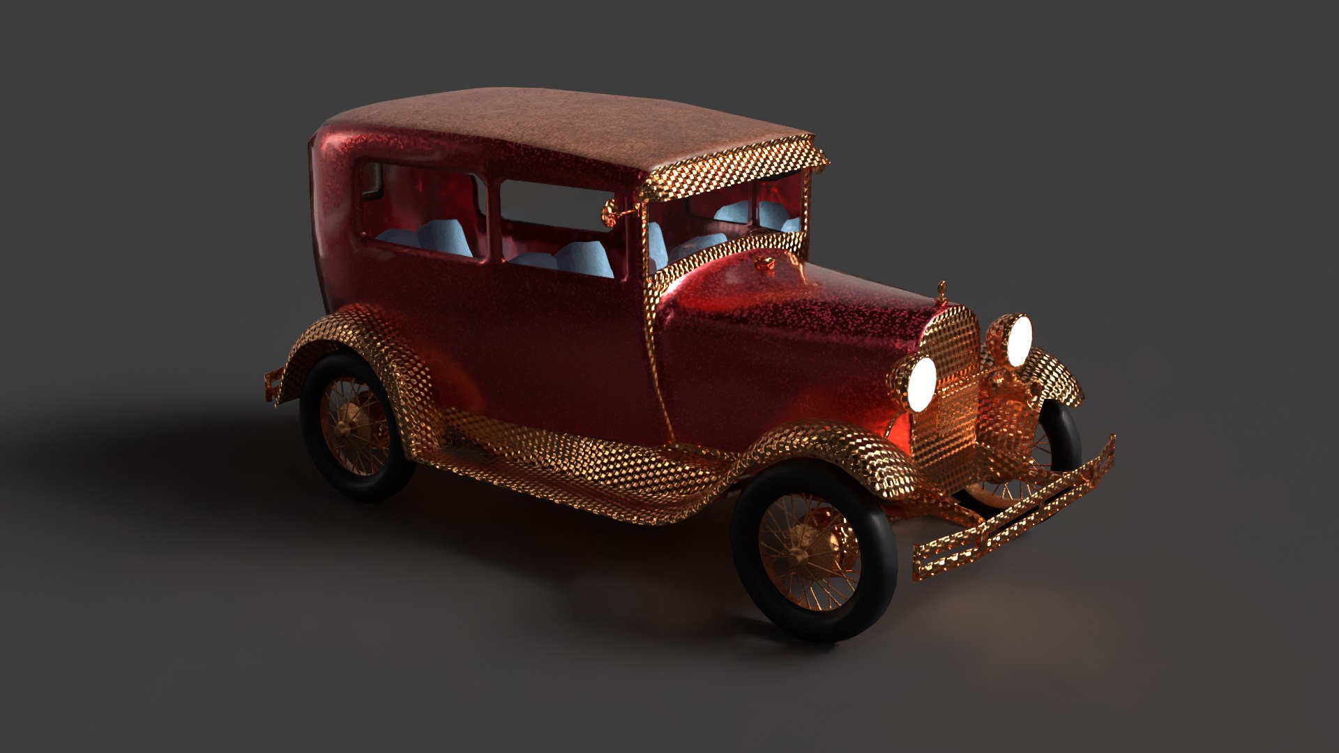 Chinese Vintage Car 3D Model - TurboSquid 2399144