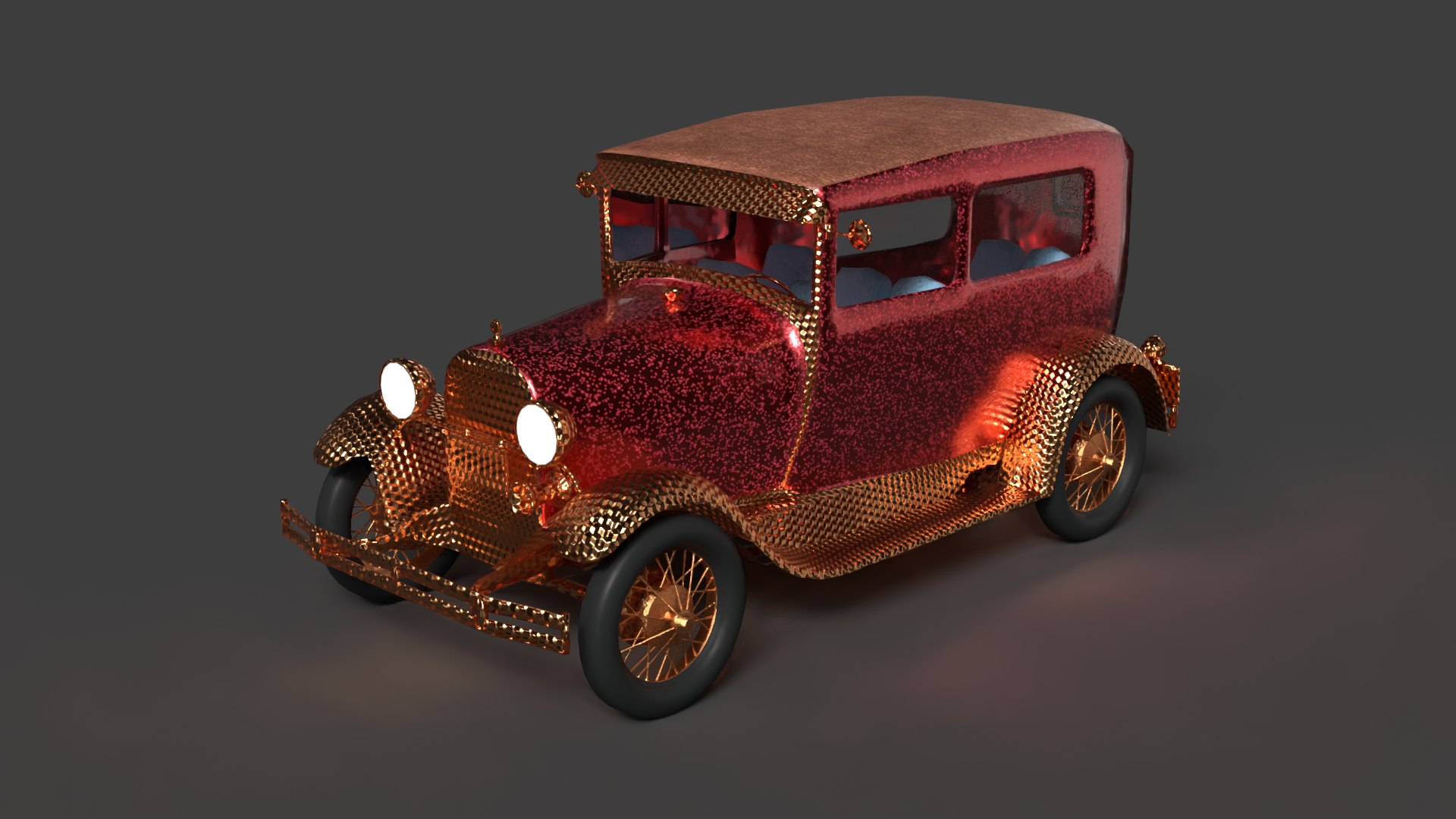 Chinese Vintage Car 3D Model - TurboSquid 2399144