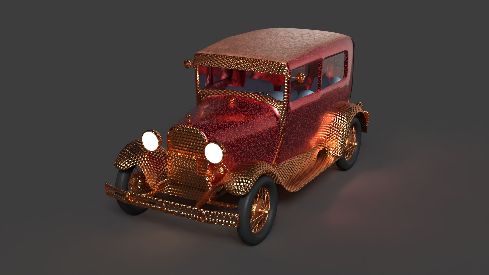 Chinese Vintage Car 3D Model - TurboSquid 2399144
