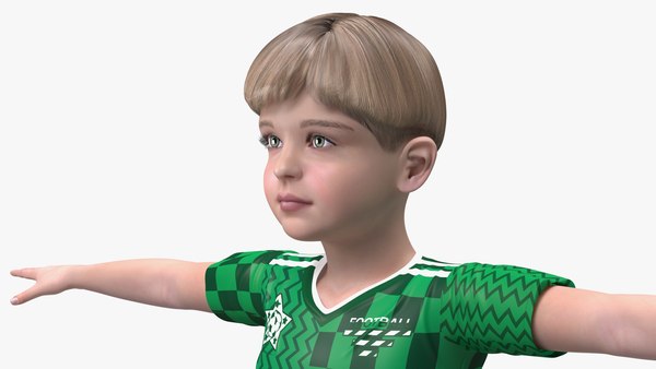 Child Boy Sport Style T-Pose 3D model - TurboSquid 1919083