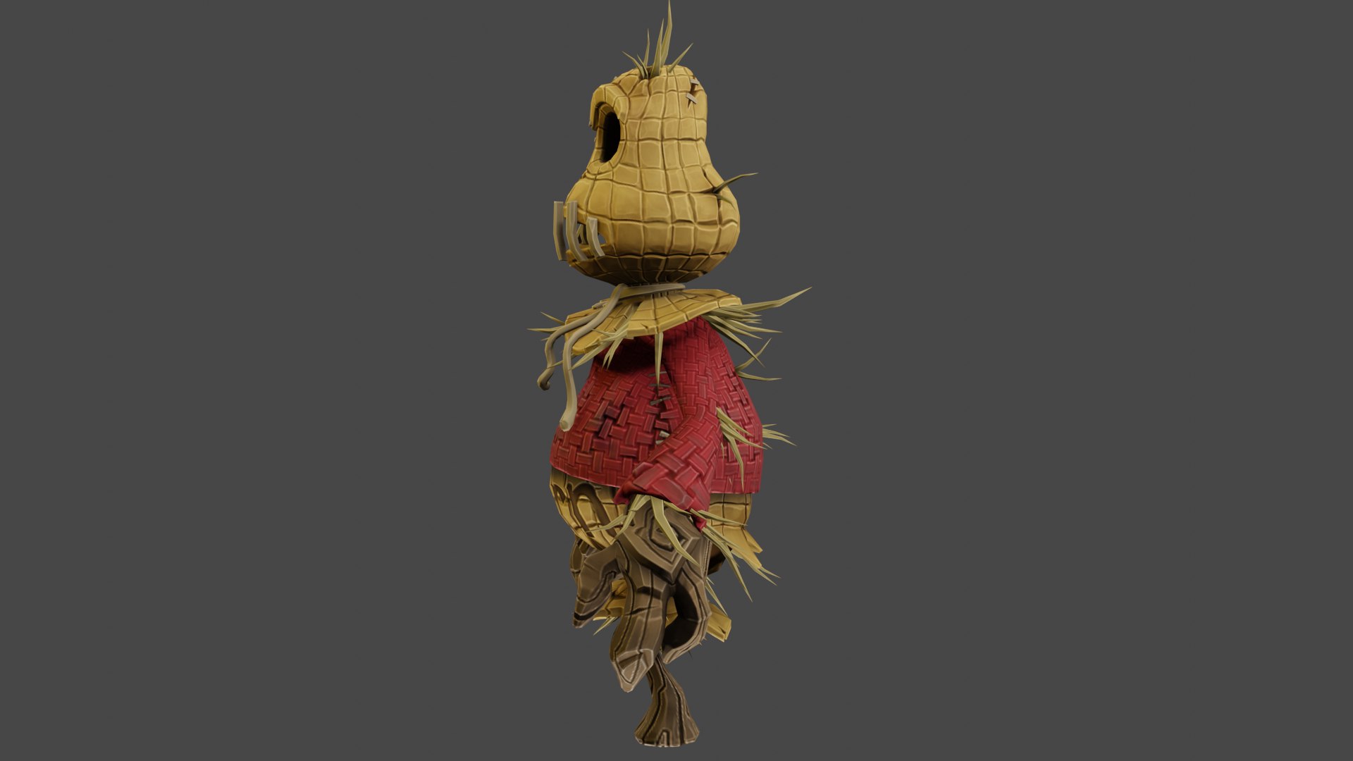 3D Scare Crow Model - TurboSquid 2365583