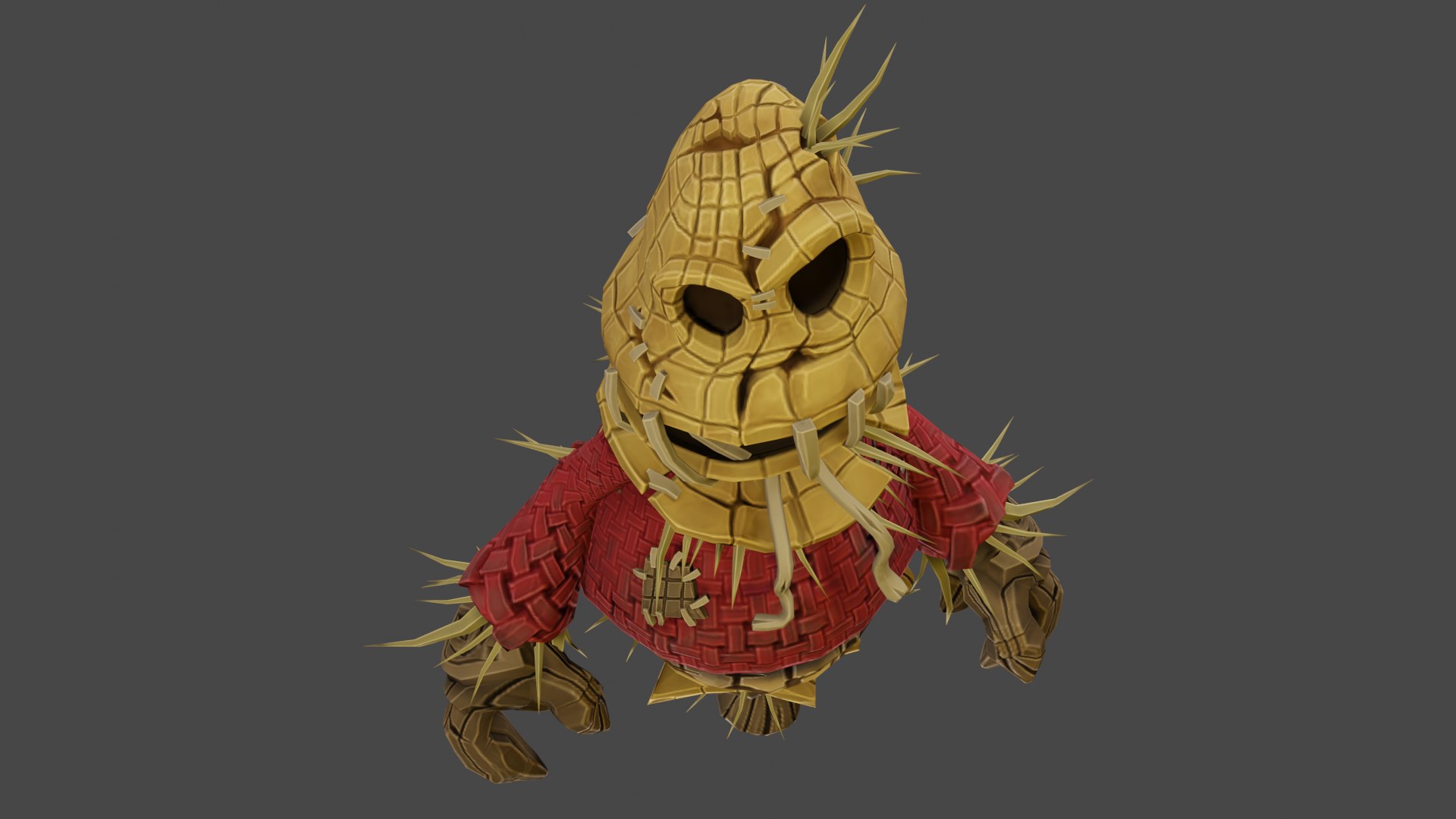 3D Scare Crow Model - TurboSquid 2365583