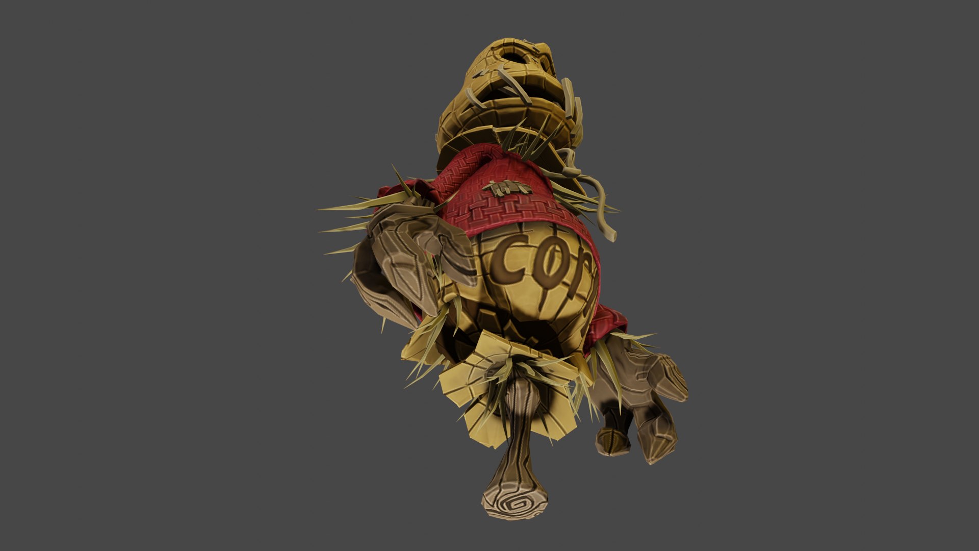 3D Scare Crow Model - TurboSquid 2365583