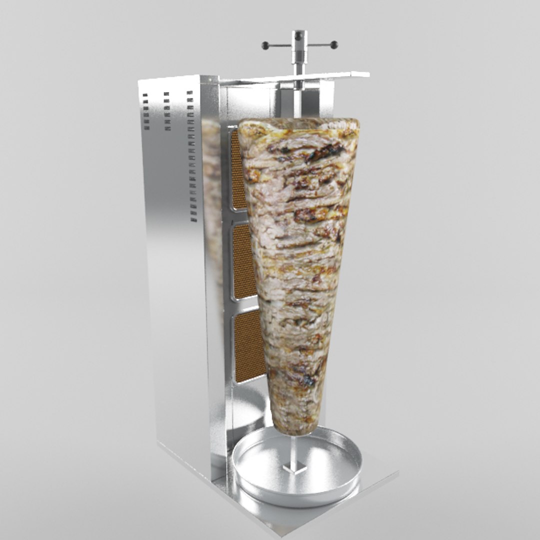 doner meat machine 3d max