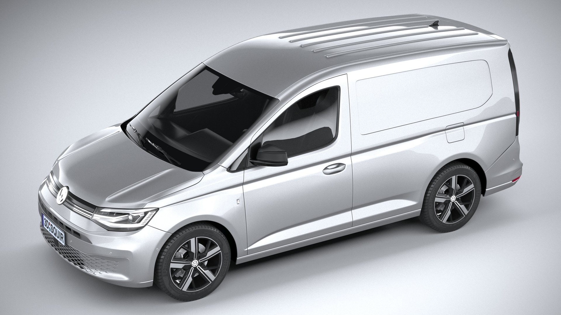 Volkswagen Caddy Commerce Pro Van 2022 3D Model - TurboSquid 1784884
