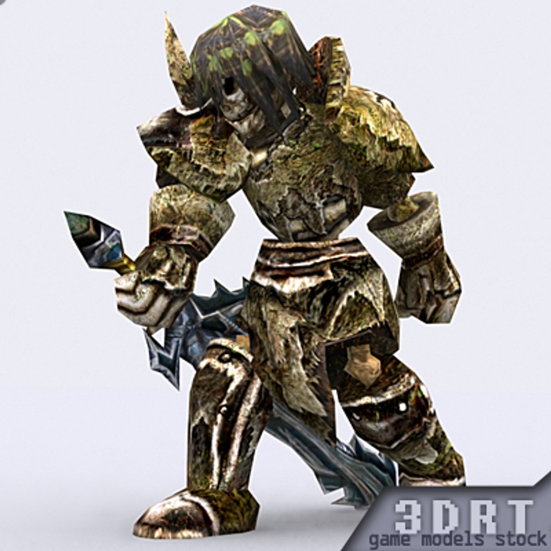 3ds max skeleton warriors character