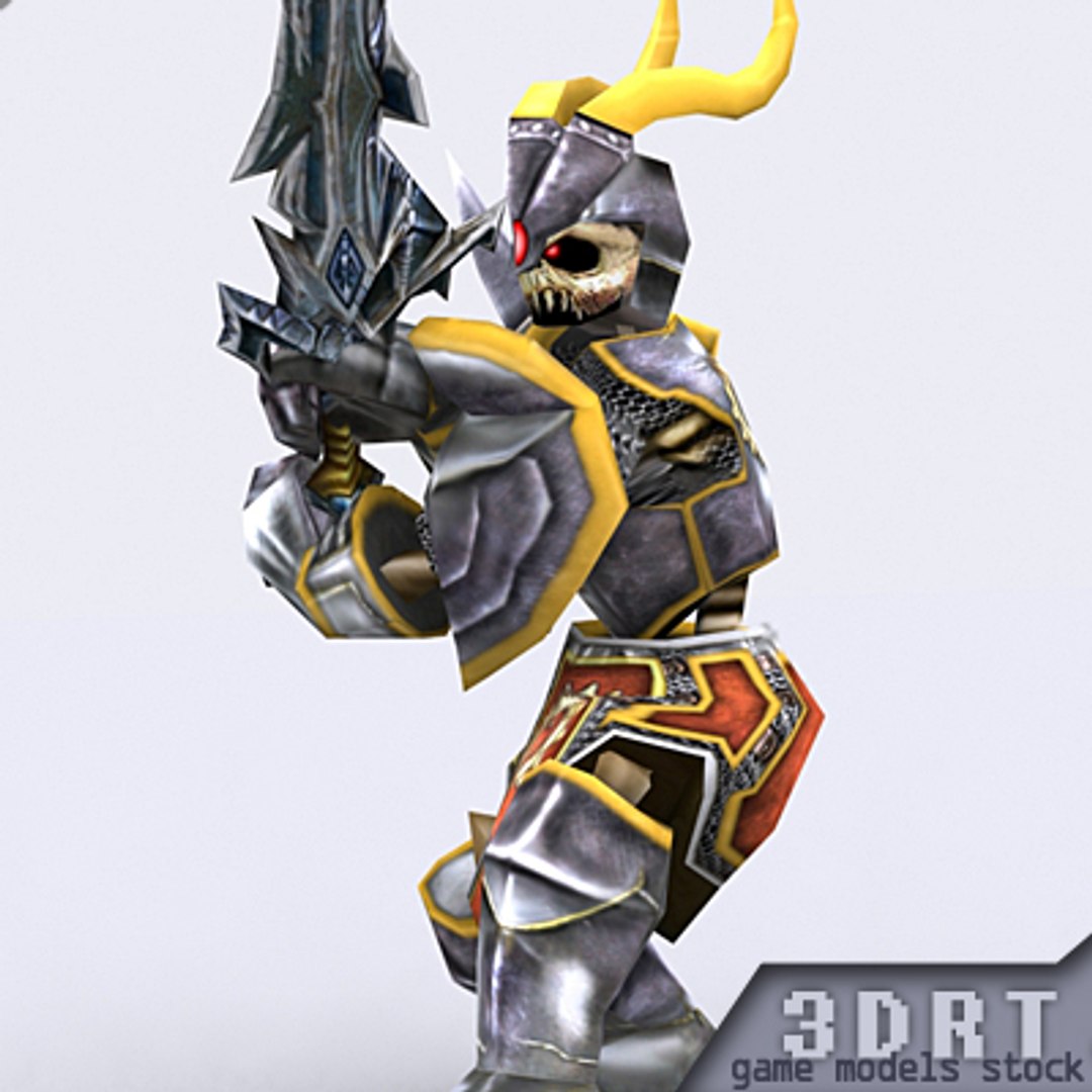 3ds max skeleton warriors character