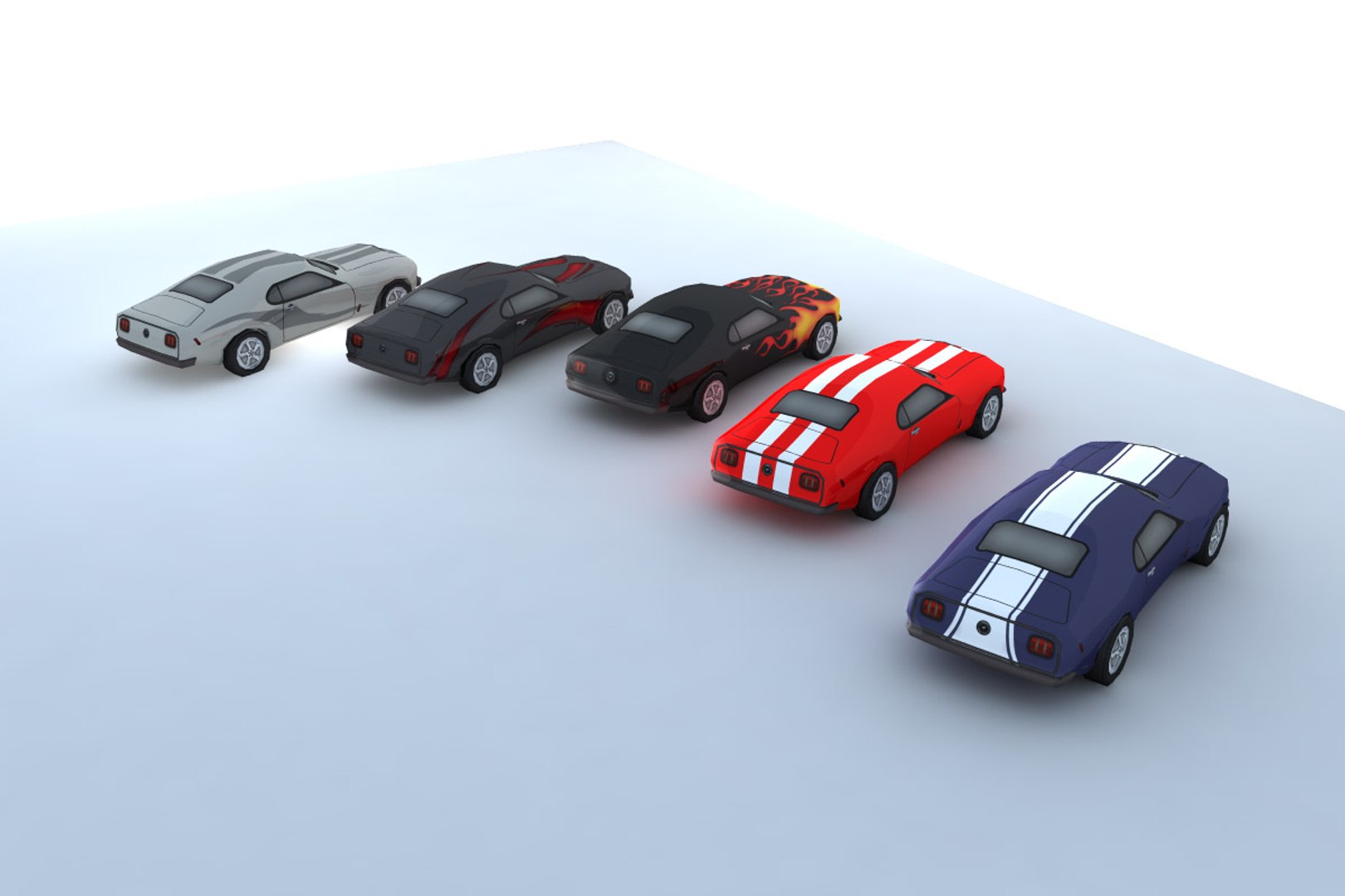 3d Race Car Model