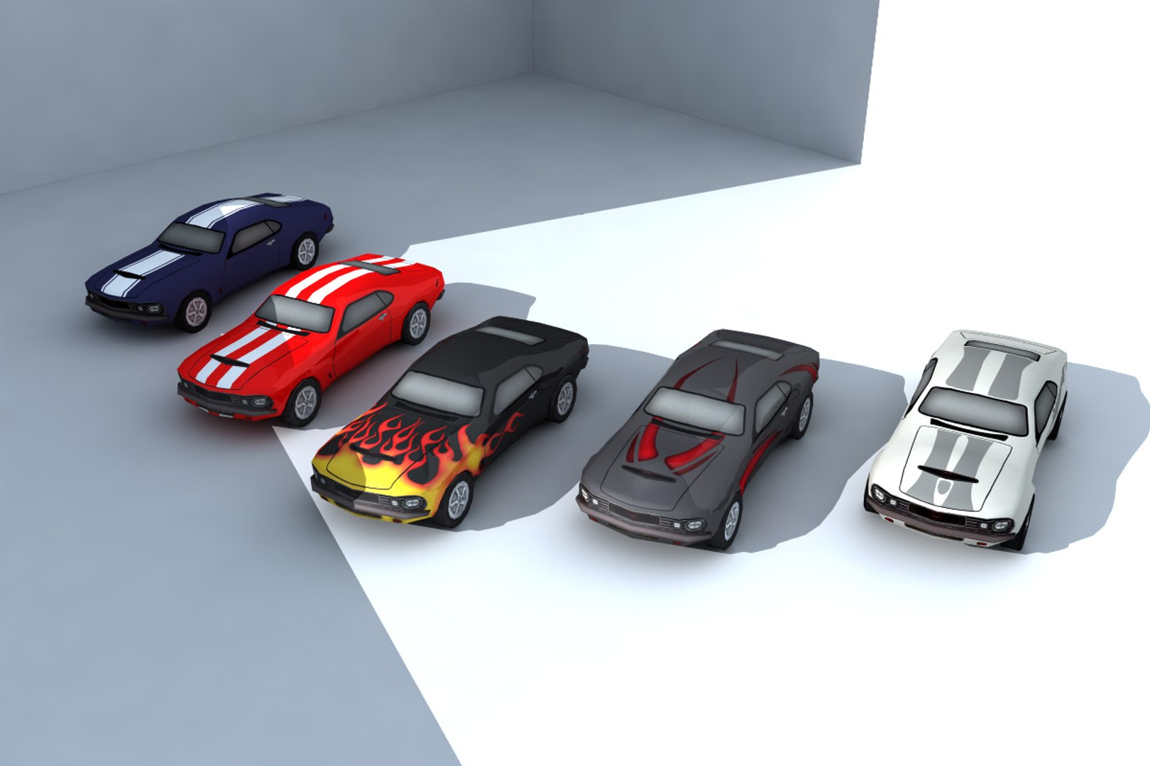 3d Race Car Model