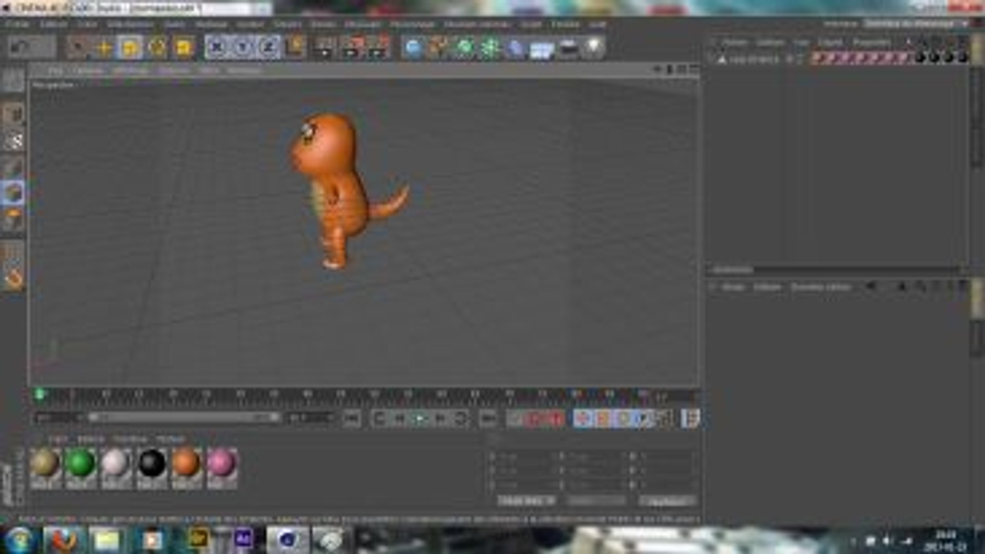 3d Charmander Tail Model