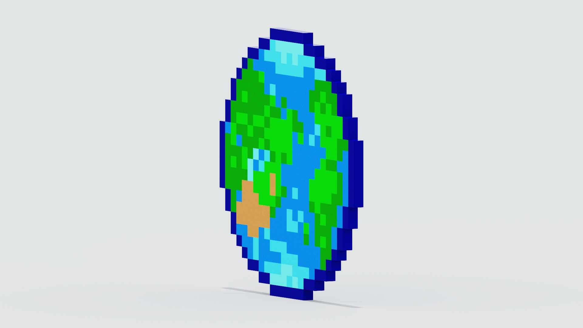 Pixel World 3D Model - TurboSquid 2019333