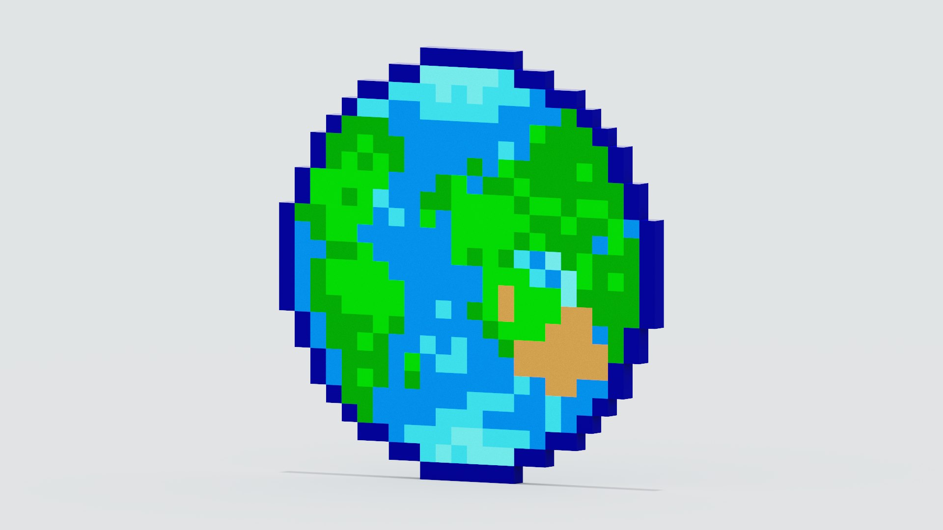 Pixel World 3D Model - TurboSquid 2019333