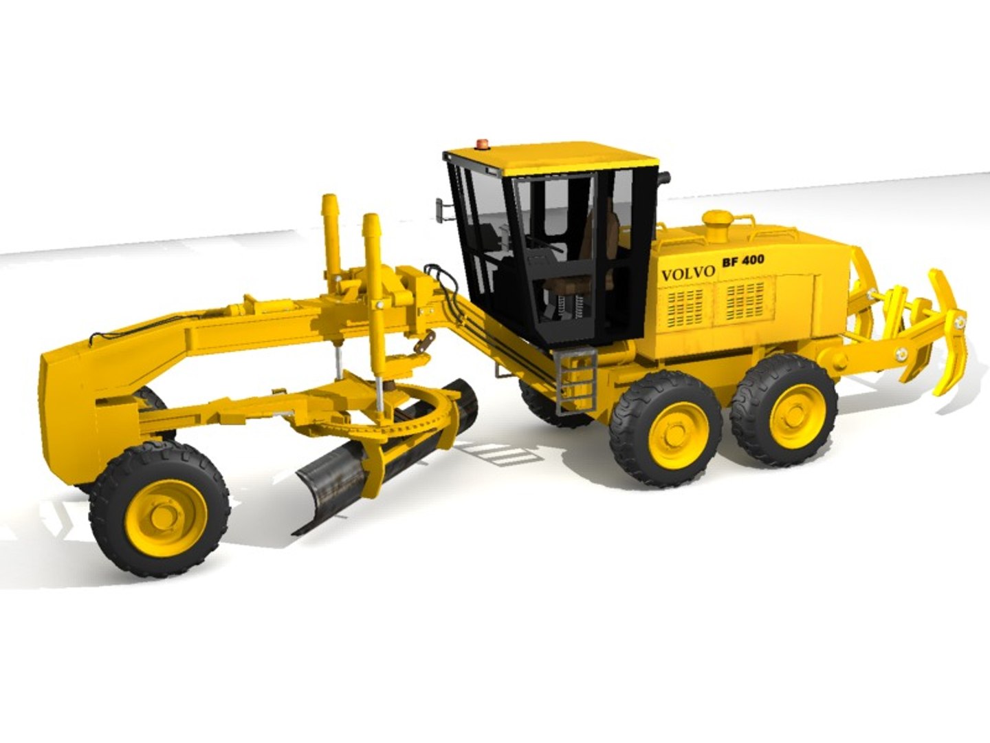 3d Motor Grader Model