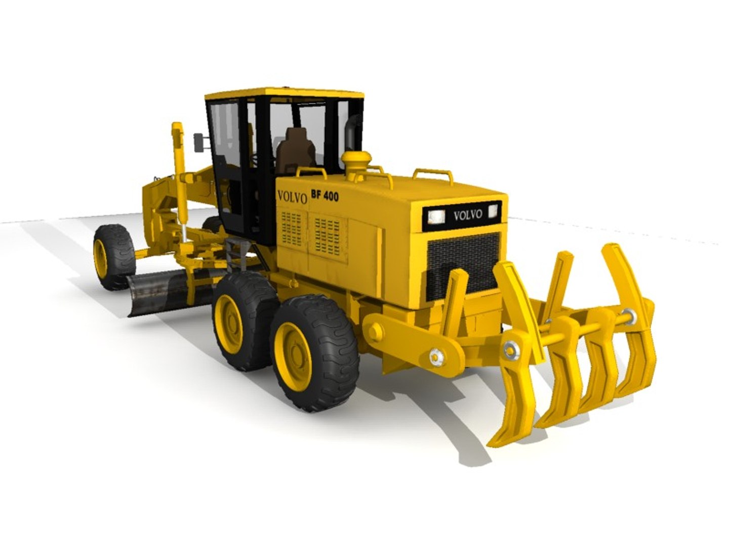 3d Motor Grader Model