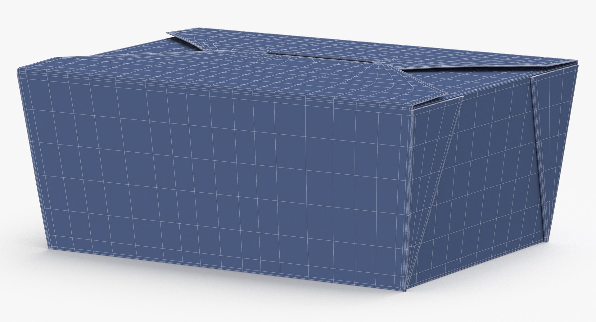 Chinese Food Box 04 Closed 3D Model - TurboSquid 2118441