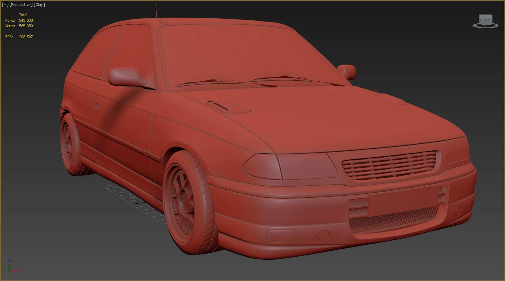 3D Opel Astra GSI Model - TurboSquid 2205334
