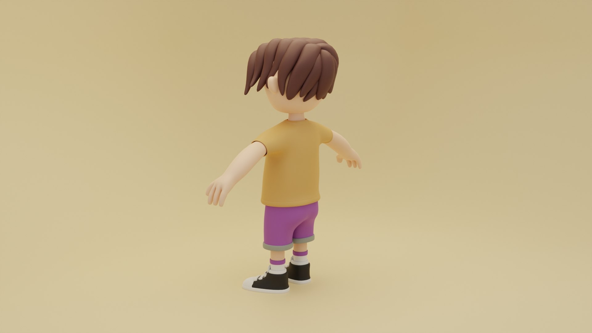 Toon Style Kid Rigged Character 3D Model - TurboSquid 2080216