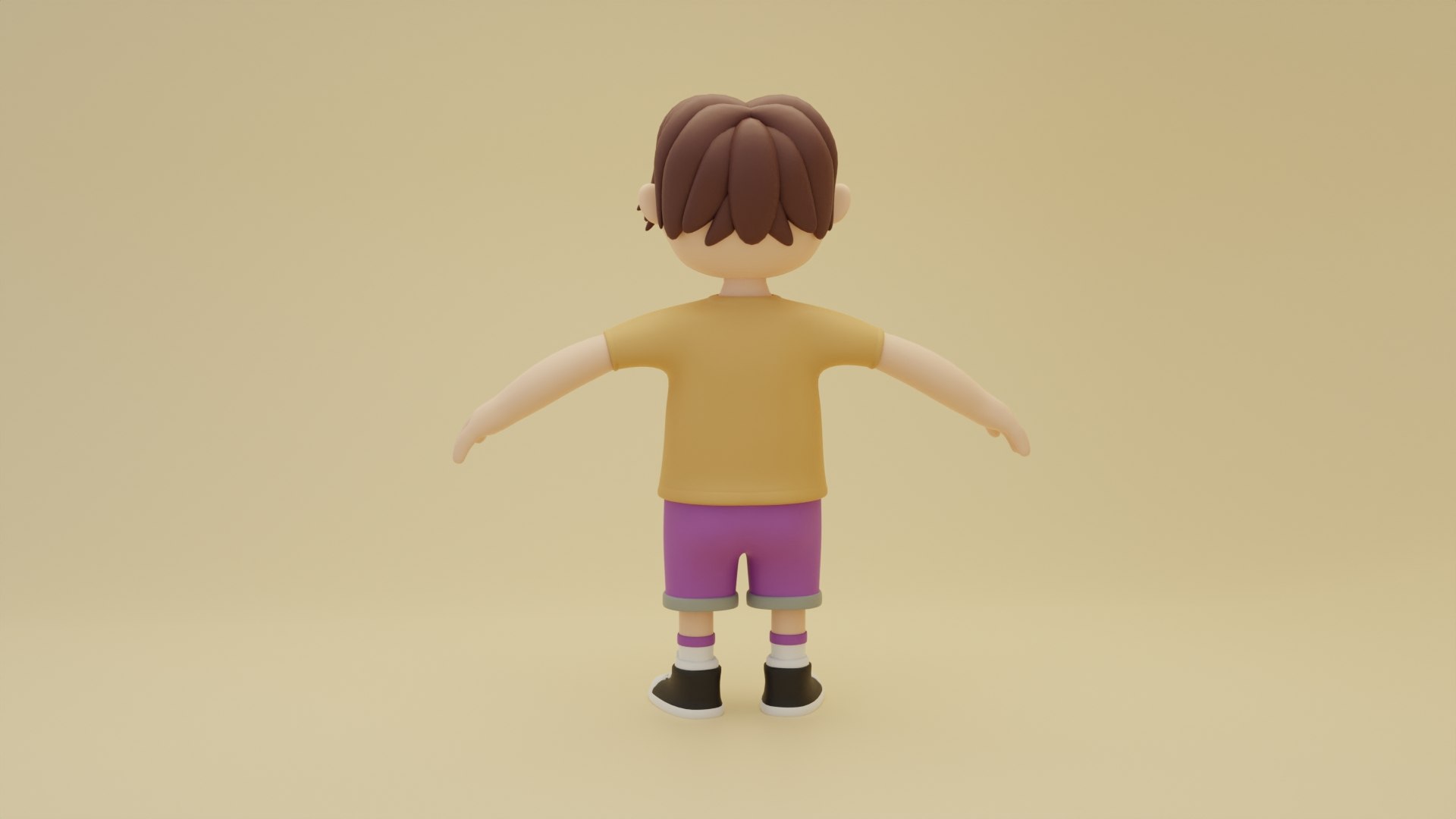 Toon Style Kid Rigged Character 3D Model - TurboSquid 2080216