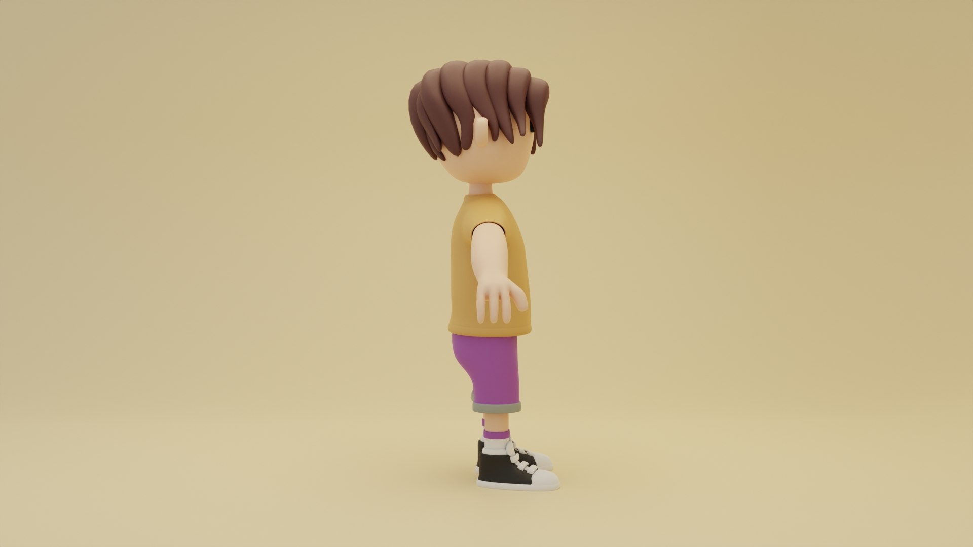 Toon Style Kid Rigged Character 3D Model - TurboSquid 2080216