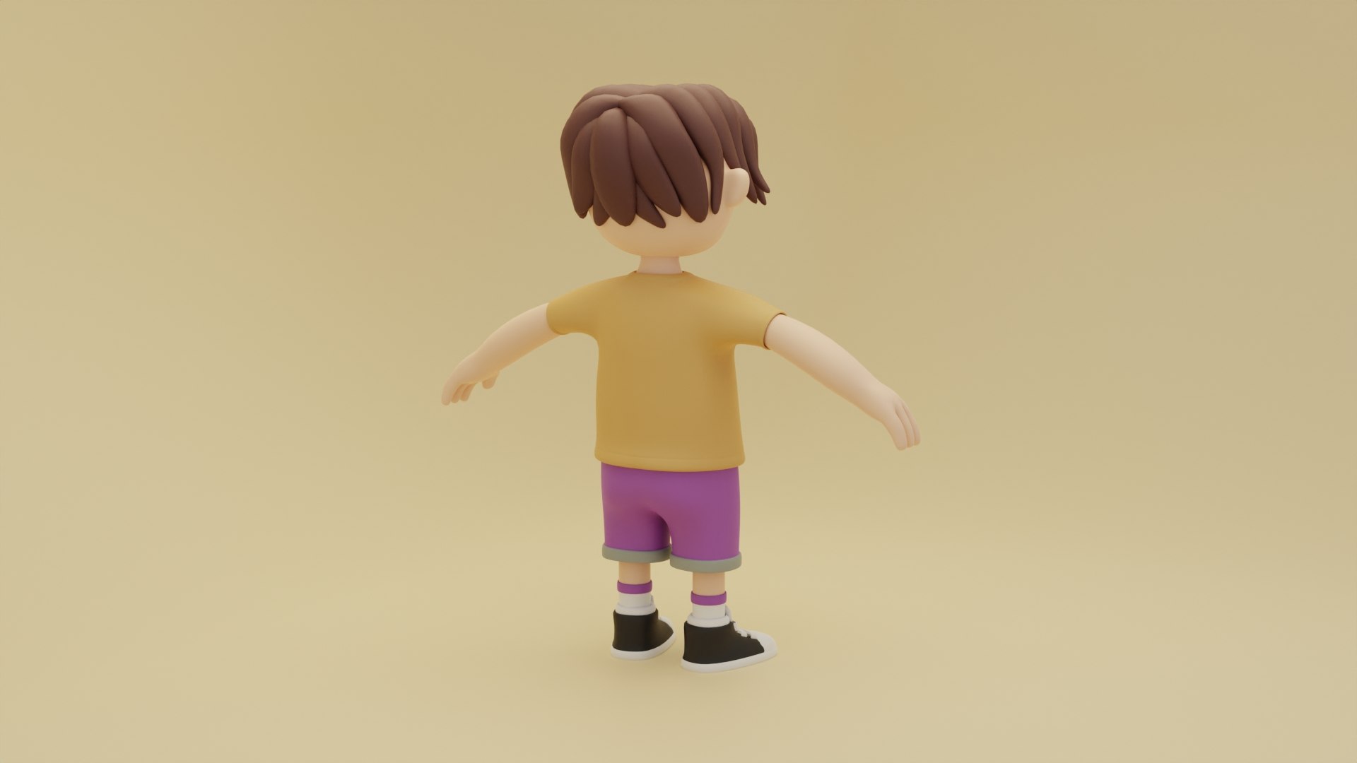 Toon Style Kid Rigged Character 3D Model - TurboSquid 2080216