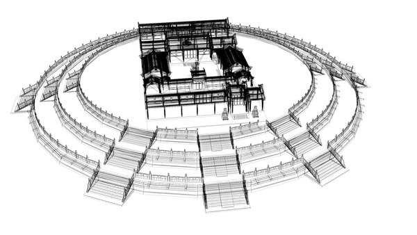 中国の中庭の家3Dモデル - TurboSquid 1439722