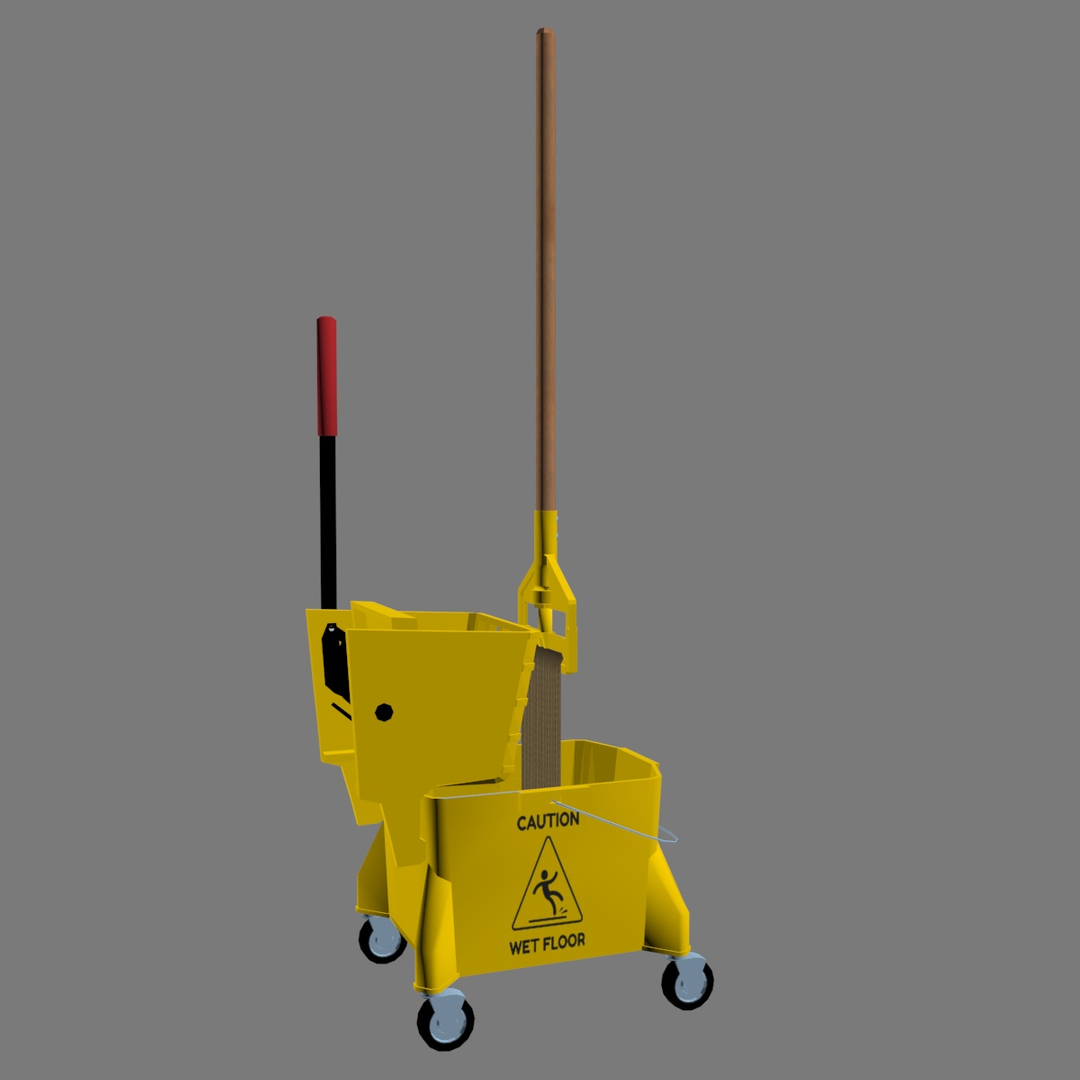 3d Model Mop Bucket