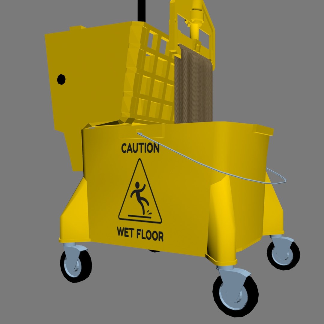 3d Model Mop Bucket