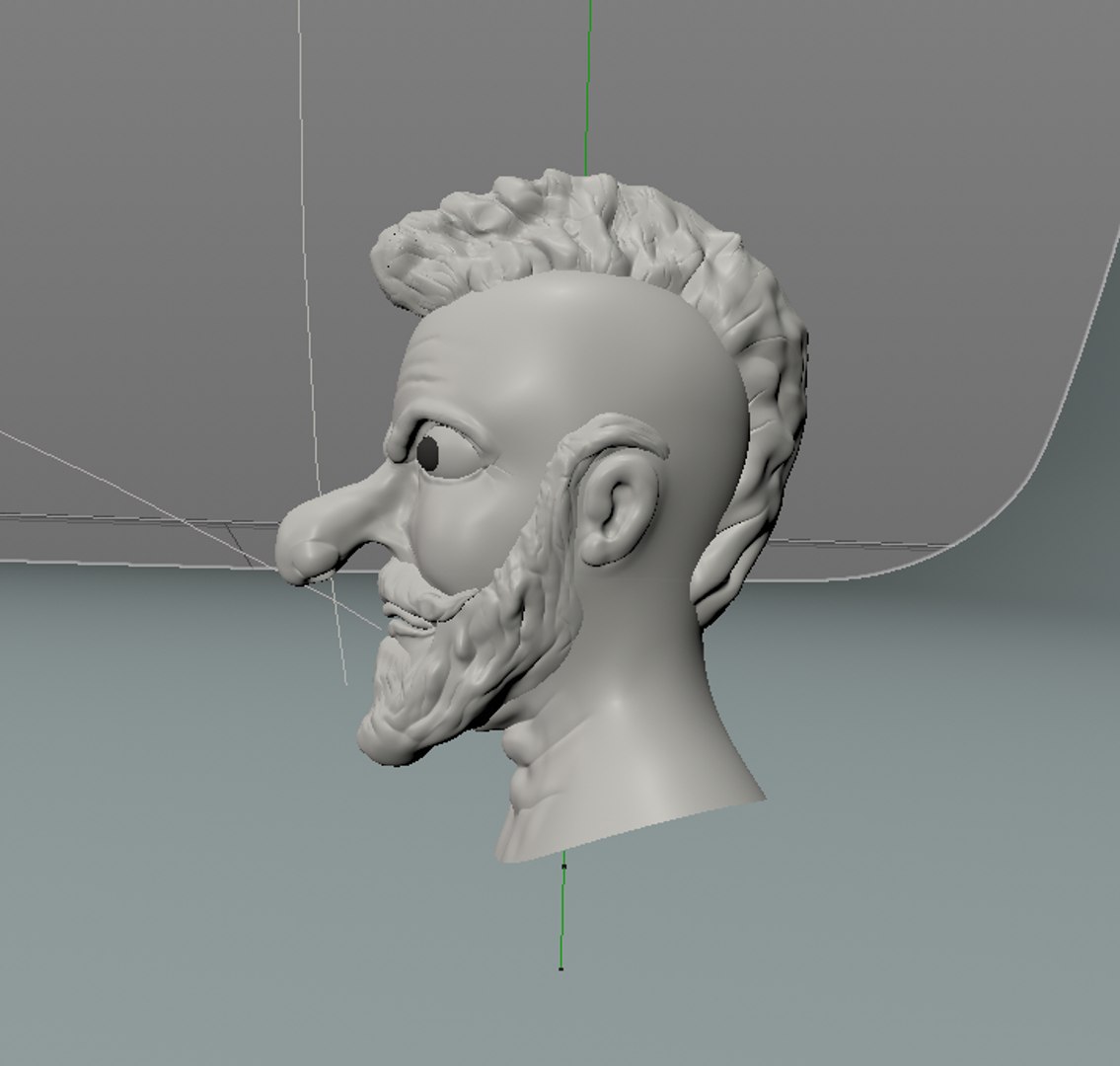 3d Model Of Character Face