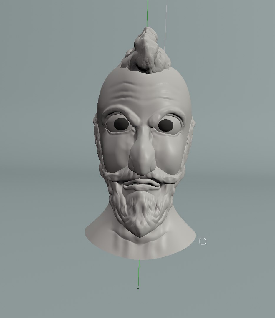 3d Model Of Character Face