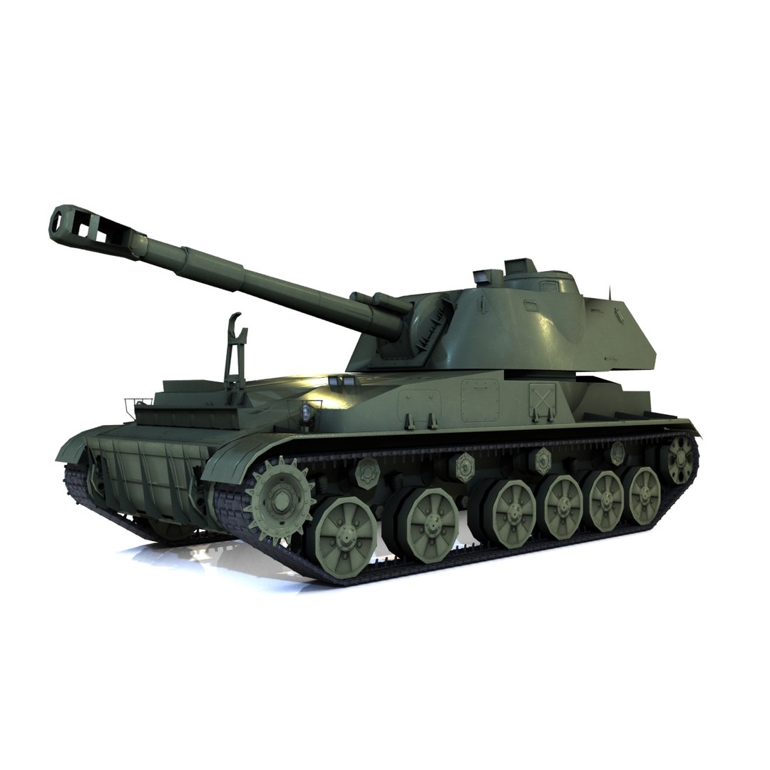 3d Model 2s3 Soviet