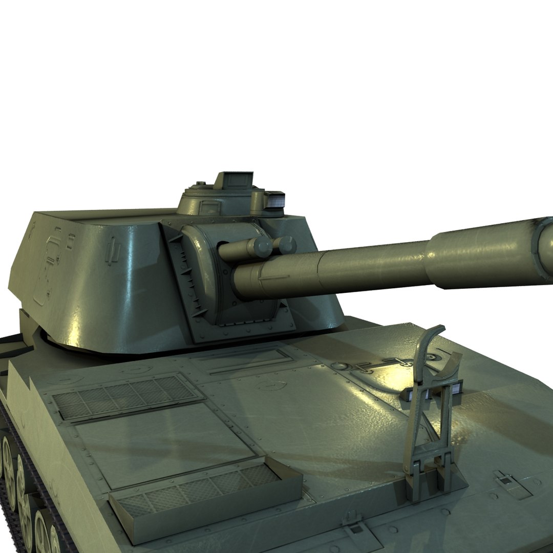 3d Model 2s3 Soviet