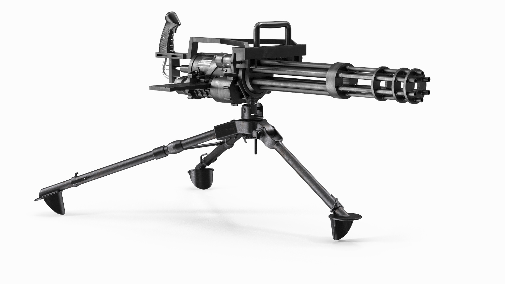 Minigun With Tripod 3D - TurboSquid 2250524