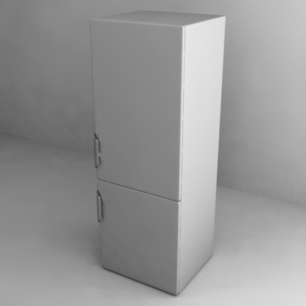 3d fridge model