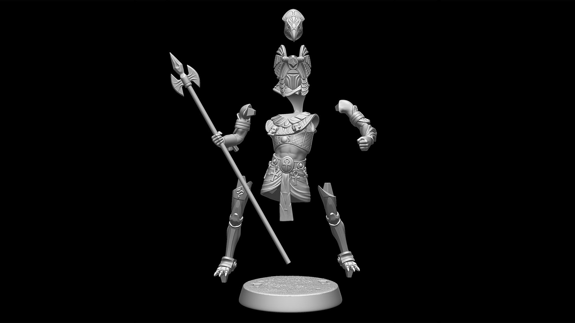 3D Model Horus Character God - TurboSquid 1649757