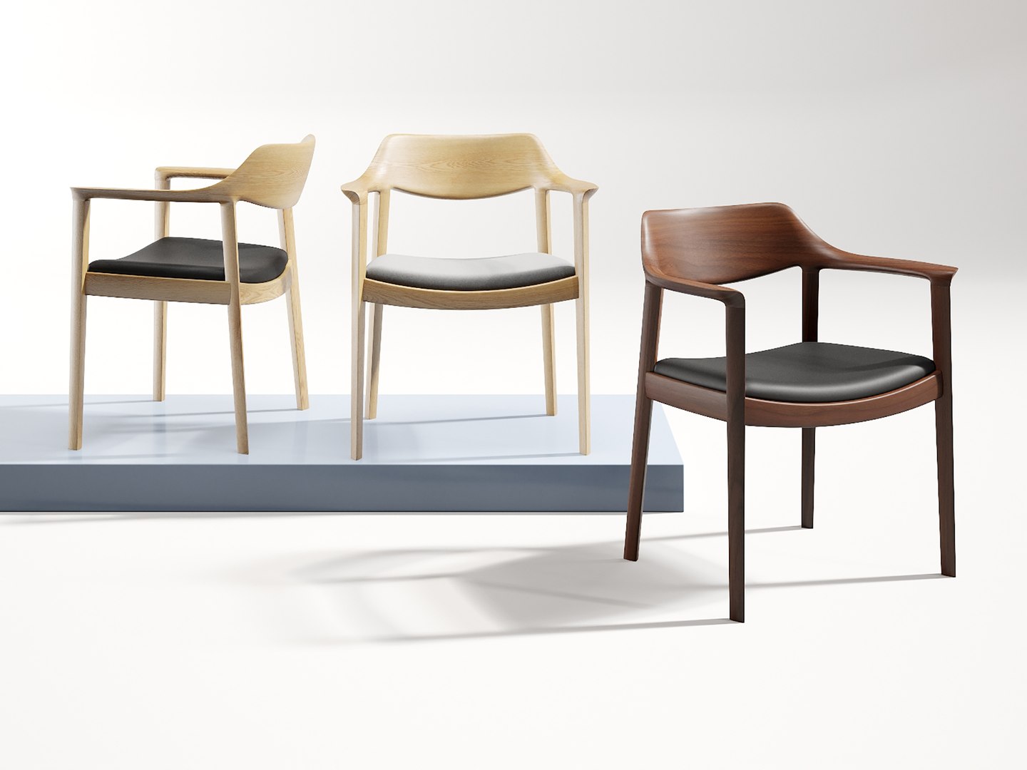 Wing Dining Armchair 3D Model - TurboSquid 2155913