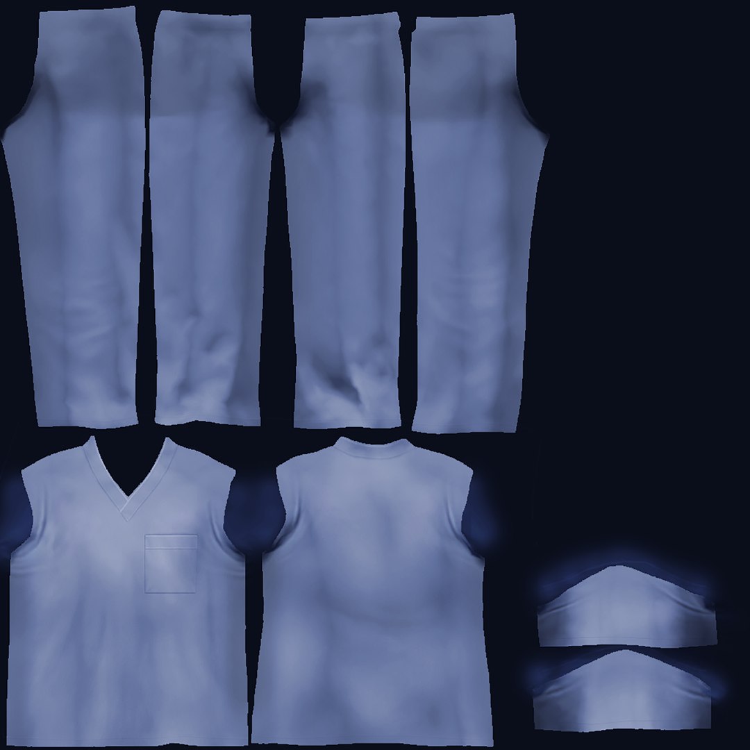 Men Scrubs Model - TurboSquid 1924765