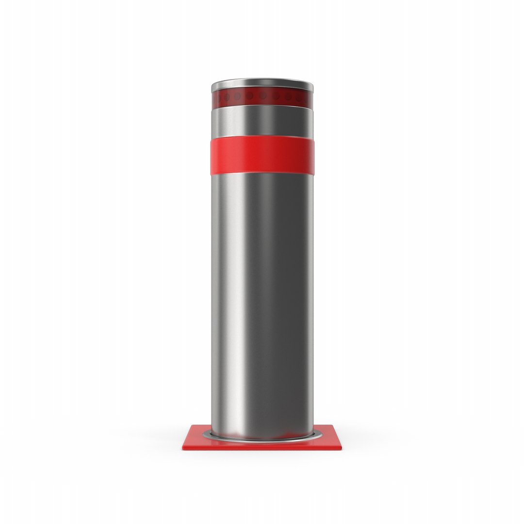 3D Retractable Road Safety Bollard - TurboSquid 2005484