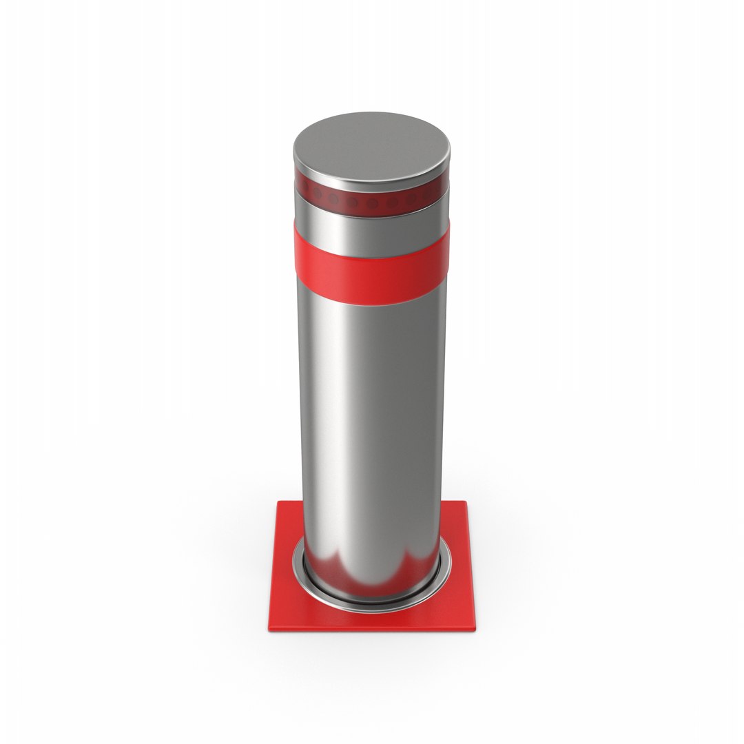 3D Retractable Road Safety Bollard - TurboSquid 2005484
