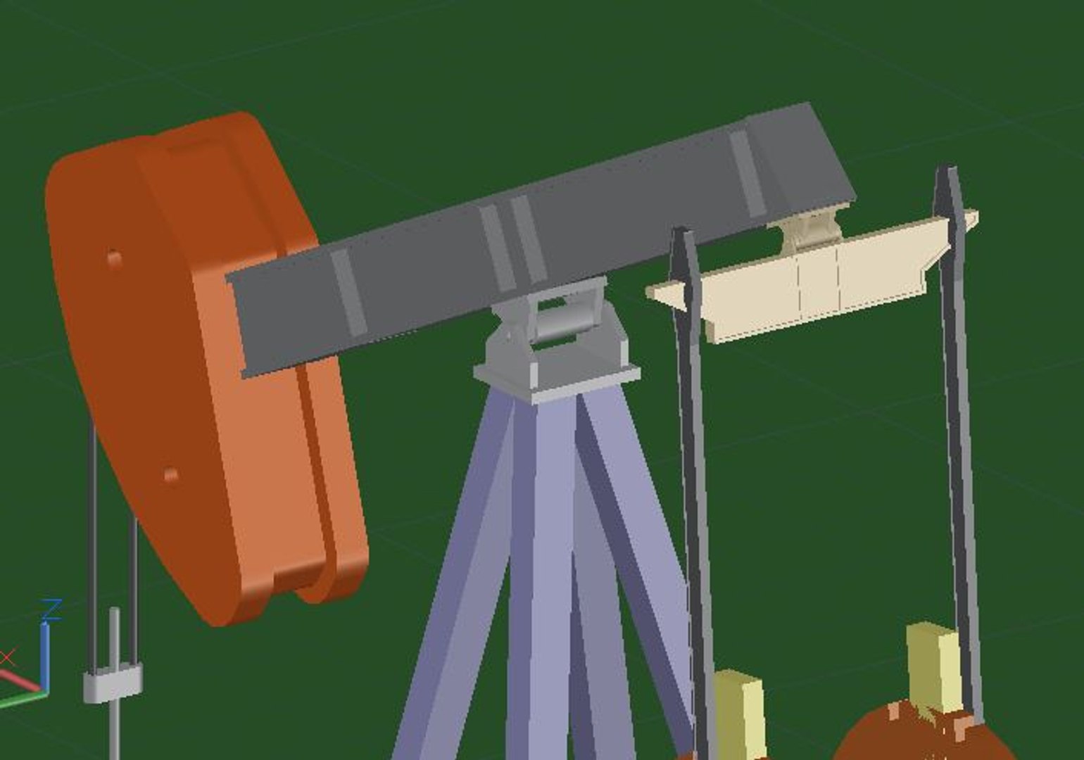 Pump Jack 3d Dwg