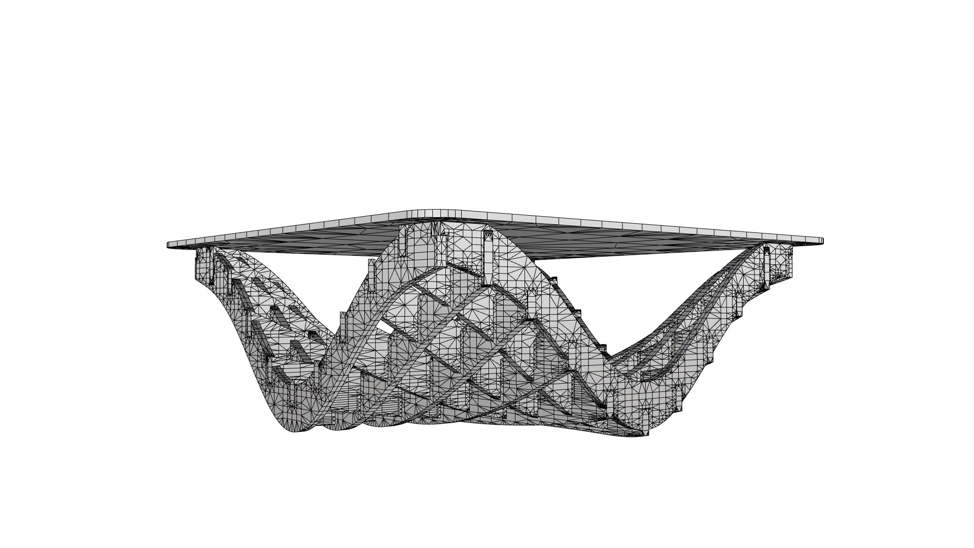 3D Dancing Waffle Table - TurboSquid 2162989