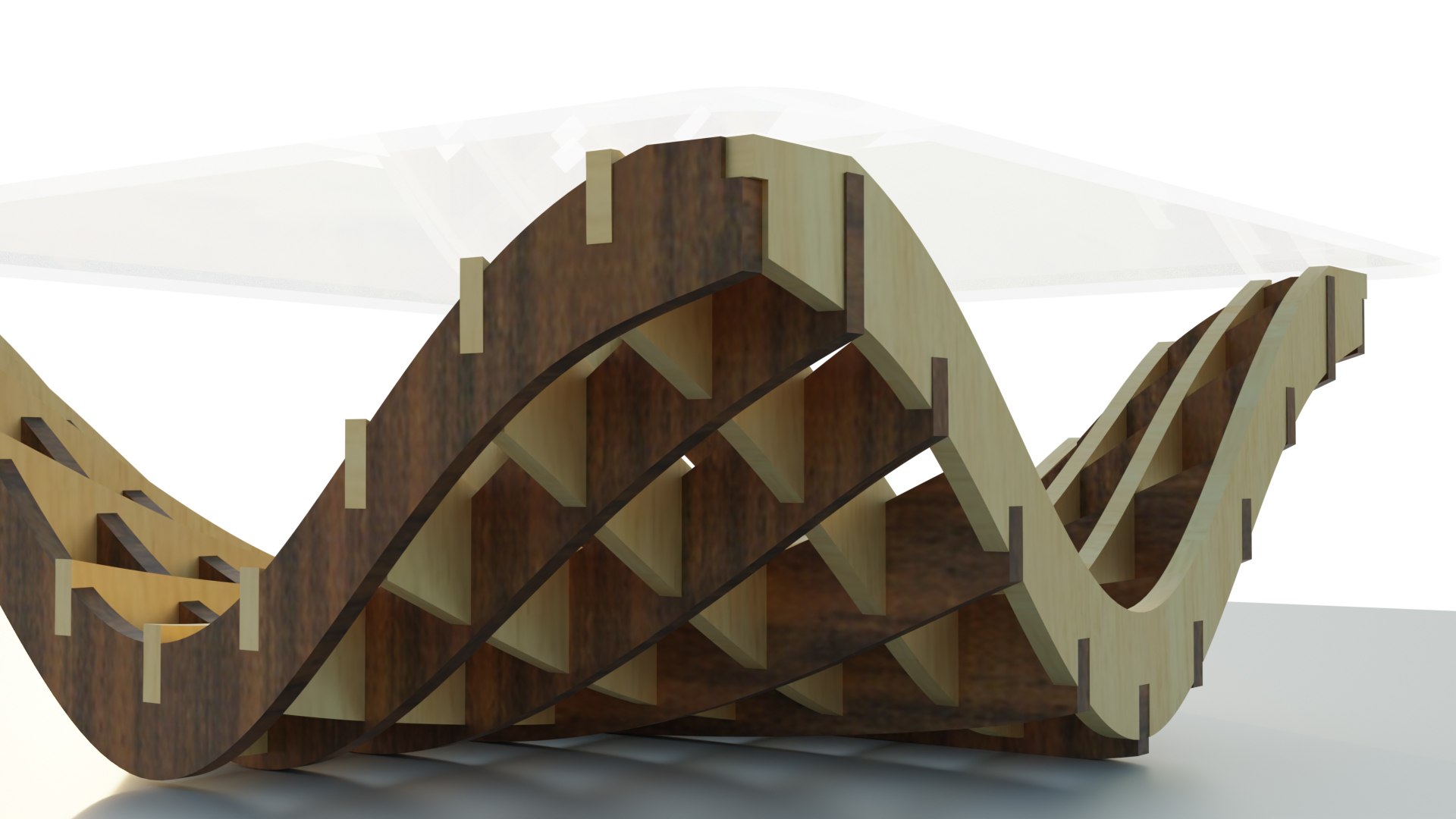 3D Dancing Waffle Table - TurboSquid 2162989