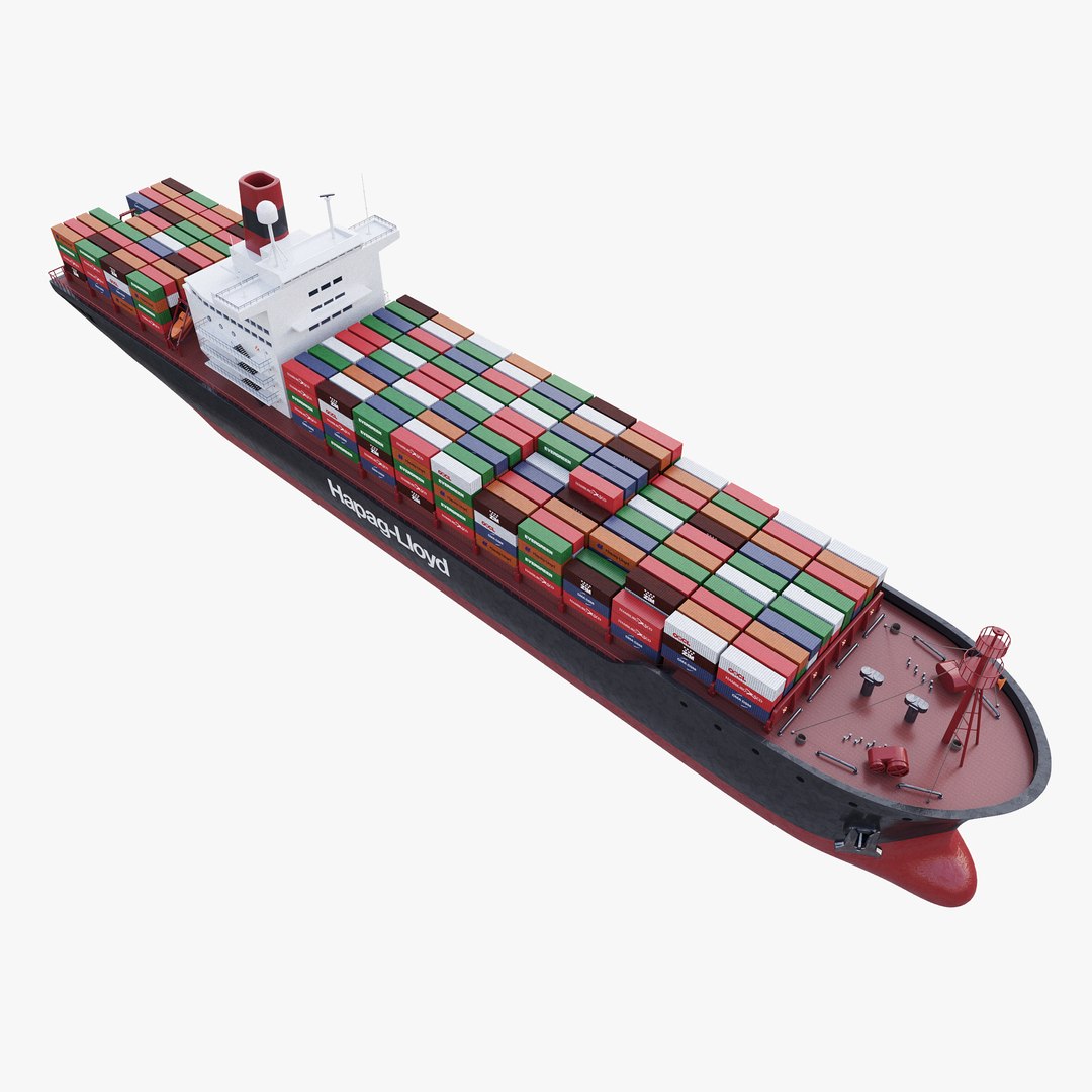 3D Container Ship Model - TurboSquid 1159396