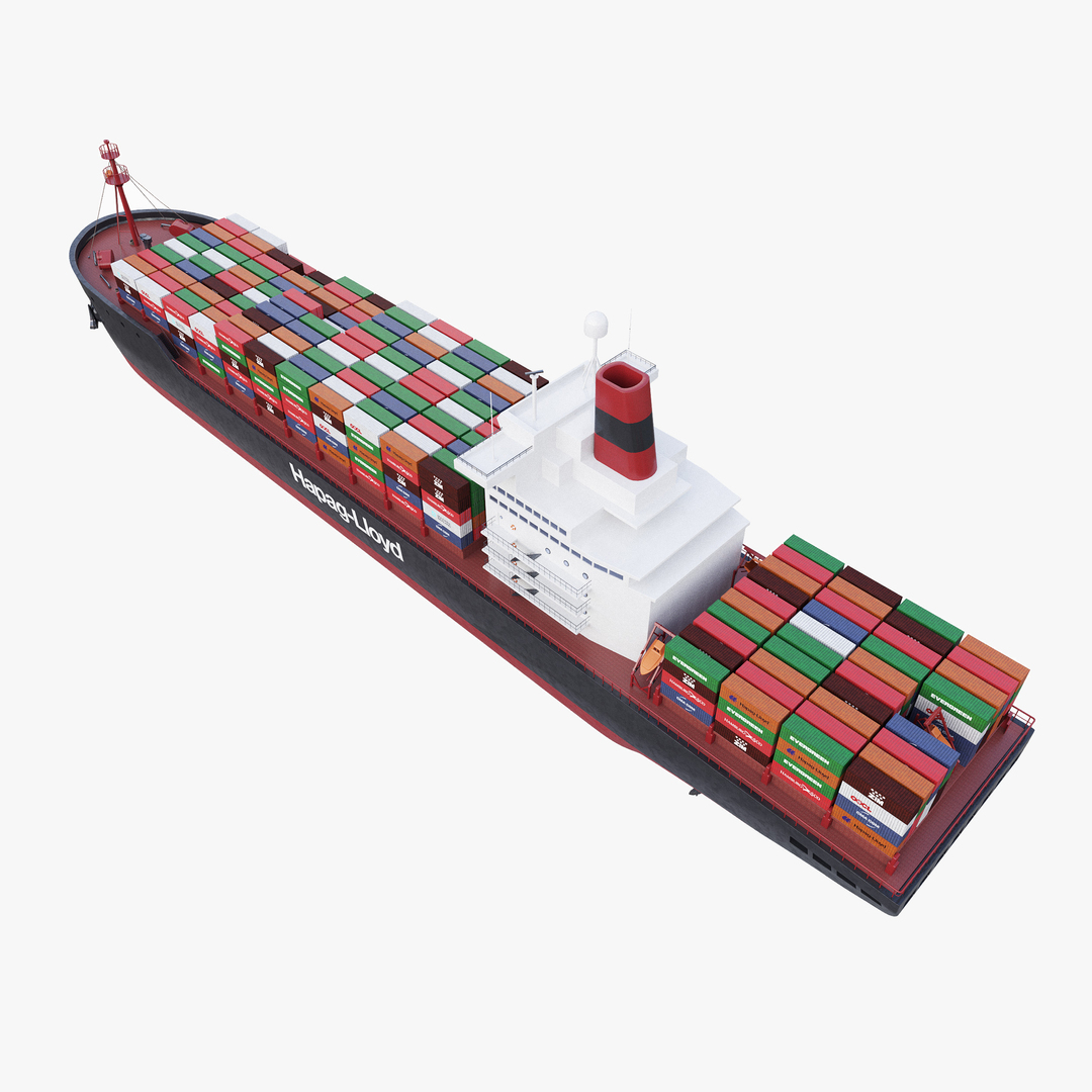 3D container ship model - TurboSquid 1159396